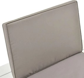 Zahradní lenošky s poduškami 2 ks plast bílé 3054424