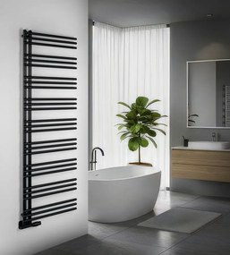 Aqualine Poseidon otopné těleso rovné 550 x 1740 mm černá mat PS517B