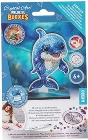 CRYSTAL ART Diamantové malování Oceán: Delfín