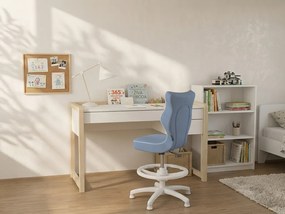 Benlemi Stůl STOLLY se 3 šuplíky a pastelkovníkem do dětského pokoje + ergonomická židle MODRÁ Zvolte rozměr židle: dítě 133 - 159 cm (výška stolu 71 - 82 cm)