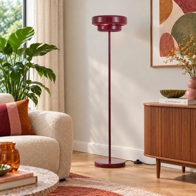Retro stojací lampa švestková 140cm - Ophelia