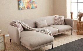 Hanah Home Rohová pohovka VENUS krémová levá 825BLC2765