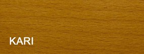 Krajča Jednolůžková postel z masivu Lea 100 x 200 cm Povrchová úprava: Moca, Druh dřeva: Buk