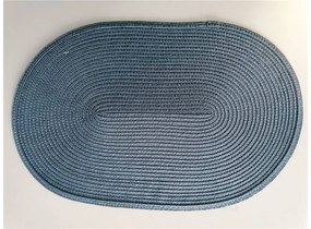 Prostírání na stůl tkané - Ovalné modré