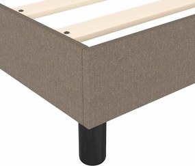 Rám postele s boxspringem taupe 140 x 200 cm textil 3120520