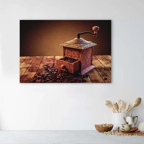 Obraz na plátně Mlýnek na kávu - 120x80 cm