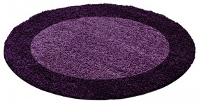 Hans Home | Kusový koberec Life Shaggy 1503 lila kruh - 160x160 (průměr) kruh