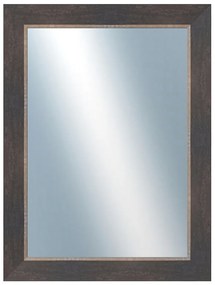 DANTIK - Zarámované zrcadlo - rozměr s rámem cca 60x80 cm z lišty TOMAS černá velká (3031)