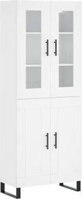 Skříň highboard bílá 69,5 x 34 x 180 cm kompozitní dřevo 3198361