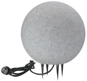 Venkovní lampa ARGENTO 1xE27/15W/230V pr. 30 cm IP65 šedá