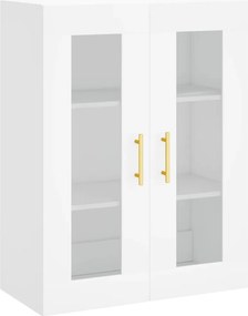 Skříň highboard bílá 69,5 x 34 x 180 cm kompozitní dřevo 3198329