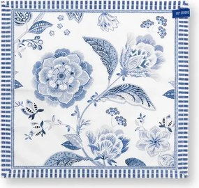 Pip Studio Royal set 4ks látkových ubrousků 40x40cm, modrý (Látkové ubrousky)