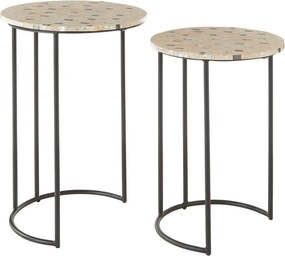 Kulaté odkládací stolky v sadě 2 ks ø 38 cm Halle – Premier Housewares