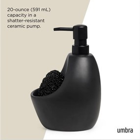 Černý keramický dávkovač mýdla 590 ml Joey – Umbra