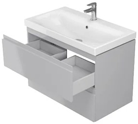 Cersanit Moduo Slim, umyvadlová skříňka 80cm, šedá lesklá, S929-001