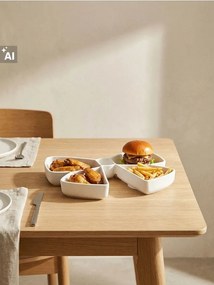 Sinsay - Servírovací tác ve tvaru mašle - krémová