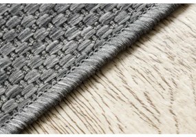 koberec SISAL FLAT 48663/920 antracit HLADKÝ velikost 140x200 cm | krásné koberce cz