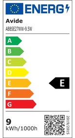 Prémiová LED žárovka E27 9,5W 1055lm T45 teplá, ekv. 75W, 3 roky