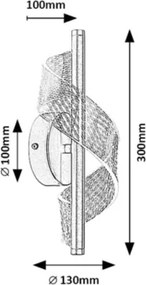 Rabalux 71415 - LED Nástěnné svítidlo ZOFRAEL LED/6W/230V 3000K