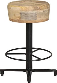 Barové stoličky 2 ks 52 cm masivní mangovníkové dřevo 321963