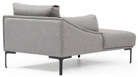 Designová rohová sedačka Pallavi 255 cm šedá - levá