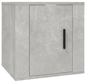 816648 vidaXL Nástěnná TV skříňka betonově šedá 40 x 34,5 x 40 cm