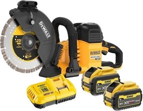 Aku rozbrušovací pila DeWALT DCS691X2-QW, 2x 54V FLEXVOLT 9,0 Ah / 3,0 Ah (063857)