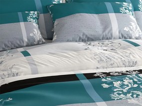 Polybavlněné povlečení LUXURY tyrkysové Rozměr povlečení: 70 x 90 cm | 140 x 200 cm