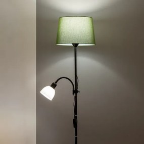 Brilagi - Stojací lampa CERIA 1xE27/100W/230V + 1xE14/25W černá/zelená