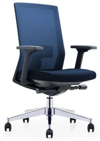 Dalenor Ergonomická kancelářská židle Alcanto, textil, tmavě modrá