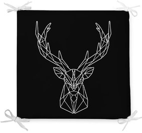 Podsedák s příměsí bavlny Minimalist Cushion Covers Geometric Reindeer, 42 x 42 cm