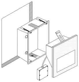 Eglo 99575 - LED Venkovní zápustné svítidlo ARACENA LED/3,7W/230V IP65 bílá
