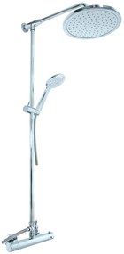 Slezák - RAV Vodovodní baterie sprchová TERMOSTATICKÁ s hlavovou a ruční sprchou TRM81.5/5 Barva: Chrom, Rozteč připojení (mm): 150