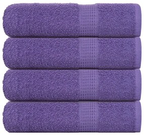 Ručníky FROGN 4 ks fialové 100x150 cm 360 g/m² 136885