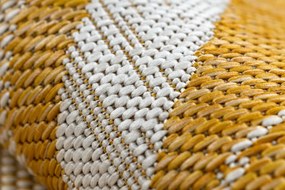 Dywany Łuszczów, Kusový koberec Sion Sisal Marble 22169 ecru/yellow – na ven i na doma, 180x270, žlutá, chodba / předsíň
