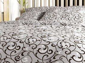 Polybavlněné povlečení ORIENT POLY šedé Rozměr povlečení: 70 x 90 cm | 140 x 200 cm