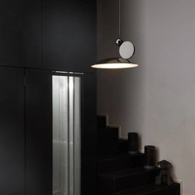 Závěsné svítidlo LED Equilibrium Ø 40 cm černá/niklová
