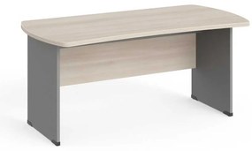 Stůl Manager 160 x 85 cm, akát světlý / šedá
