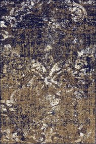 Moderní kusový koberec Agnella Adel Libre Granat Abstraktní modrý béžový Rozměr: 230x340 cm