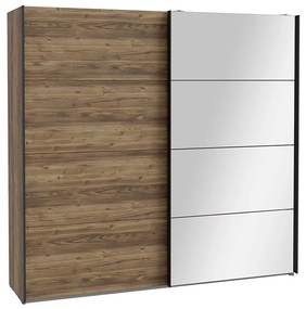 Šatní skříň se zrcadlem OREN 220x210 cm dub artisan HYTS92411-M717
