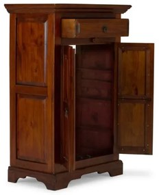 furniture-nabytek.cz - Masivní předsíňová stěna Catello z borovice, lakovaná, hnědá