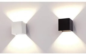 Esyst s.r.o. Nástěné 2x6W LED svítidlo s nastavitelným úhlem, bílé, teplá bílá
