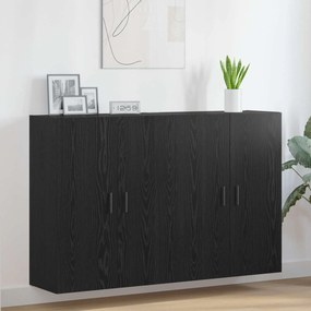 Nástěnná skříň 2 ks Černý dub 69,5 x 34 x 90 cm 3333103