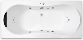 Arttec KRONA SURF CHROMO 180 x 80 cm PAN04392 hydromasážní vana