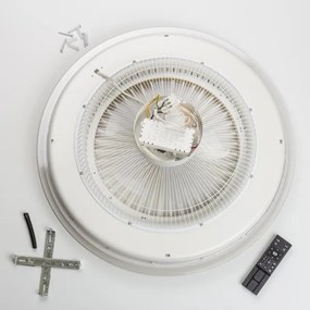Brilagi - LED Stmívatelné svítidlo s ventilátorem RONDA LED/48W/230V černá + DO