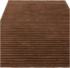 Tmavě hnědý ručně tkaný vlněný koberec 160x230 cm – Asiatic Carpets
