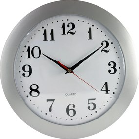 MPM Bílé nástěnné kulaté hodiny E01.2467.70