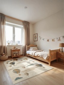 Hanse Home, Dětský koberec Adventures 106209 Cream Multicolor, 160x235, vícebarevná, dětský pokoj