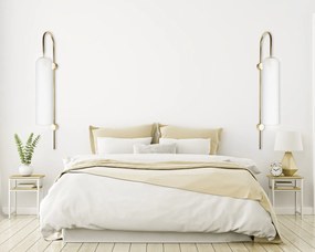 Toolight - Skleněná nástěnná lampa APP664-1W, zlatá, OSW-04660