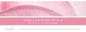 Goose Creek Candle svíčka Aromatherapy Vanilla & Rose Petals, 411 g